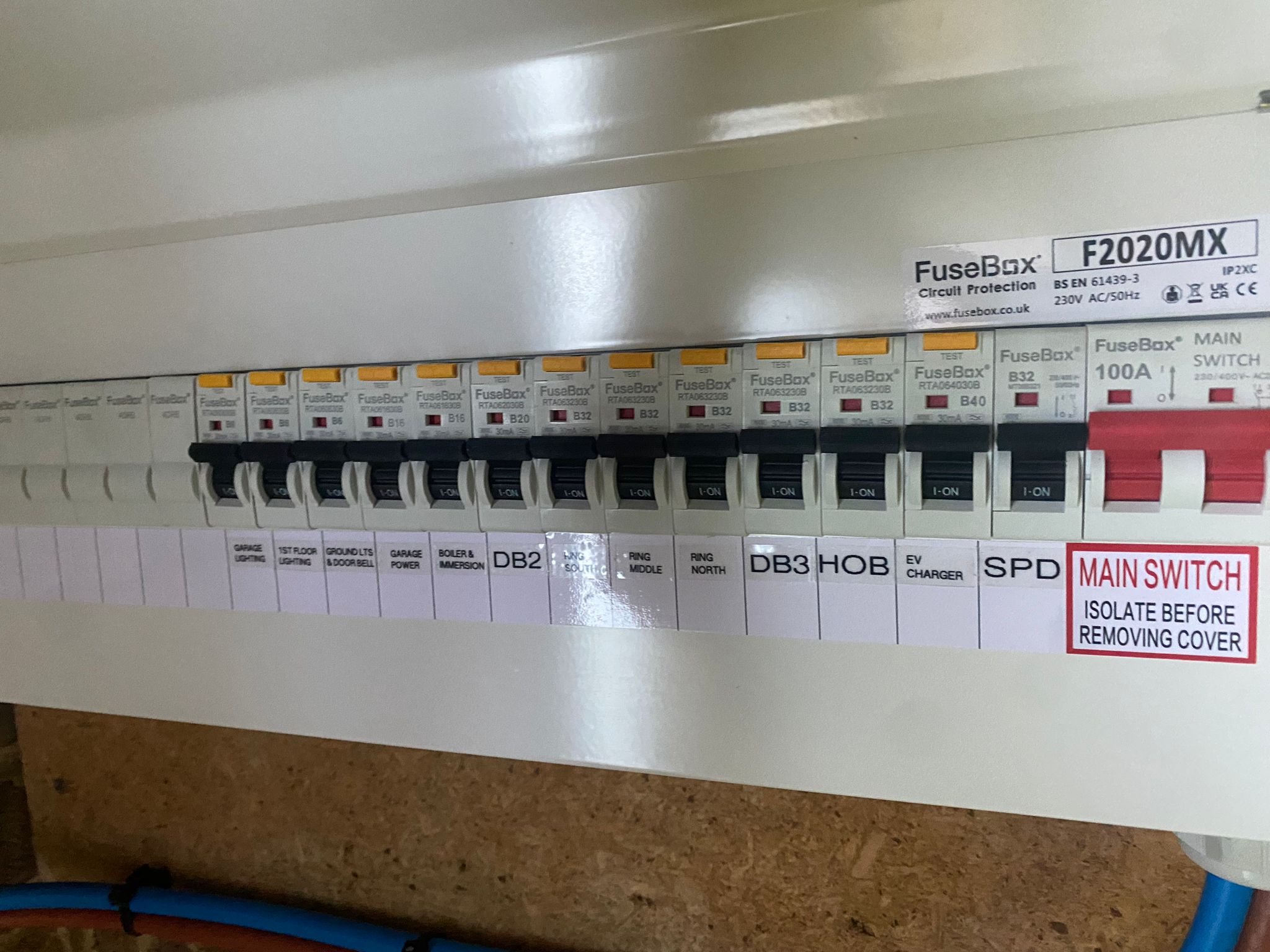 Consumer Unit installation in West Malling